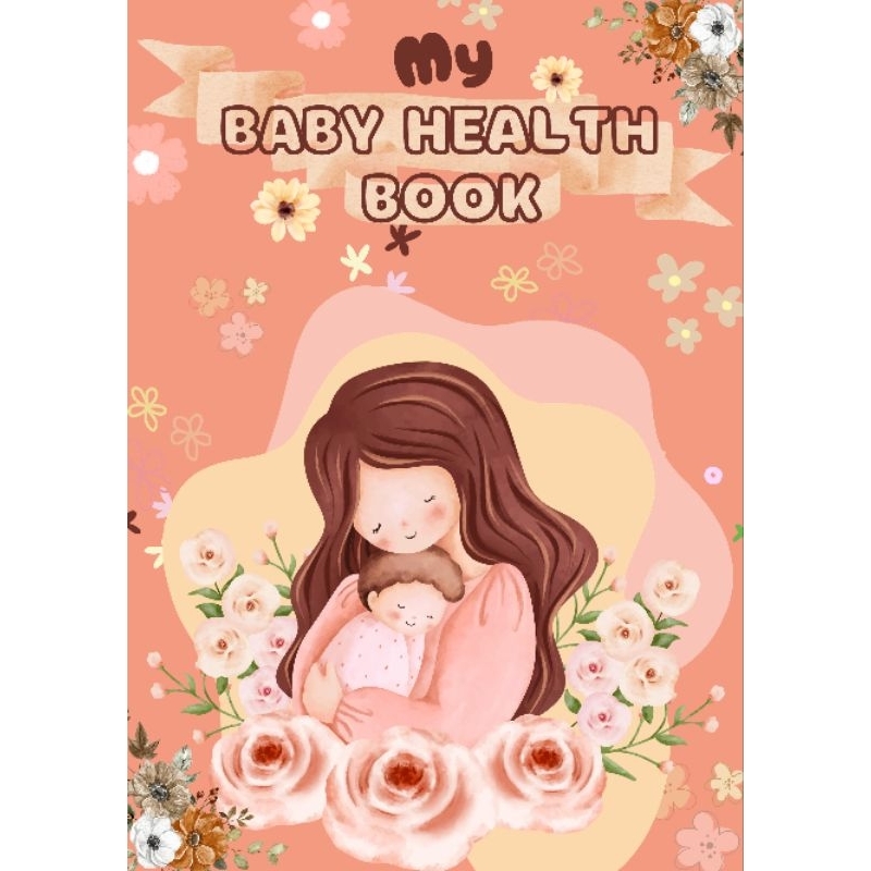 100 pages Colored Glossy Cover Immunization/Vaccination Record Baby ...