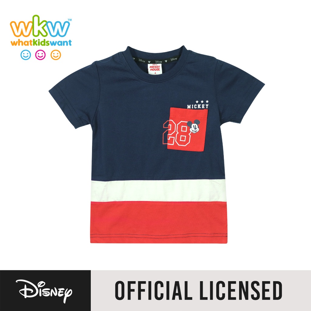 What Kids Want X Disney Mickey Boys Mickey 28 T-shirts - Estate Blue ...