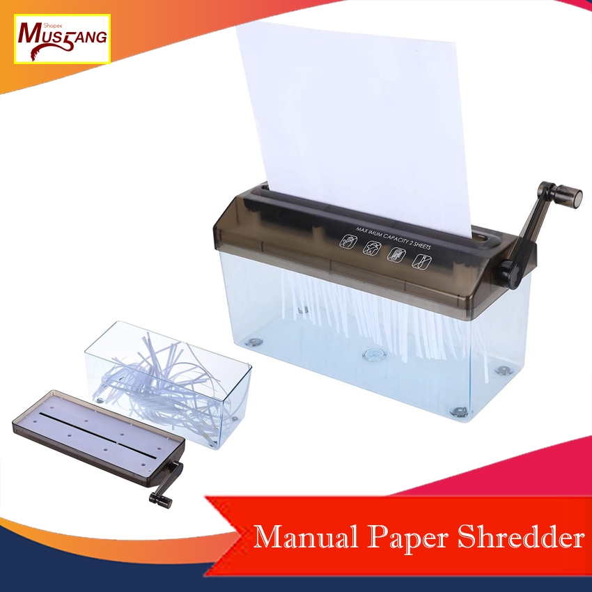 Hand Shredder Manual Paper Cutter Paper Shredder (No Specific Color ...