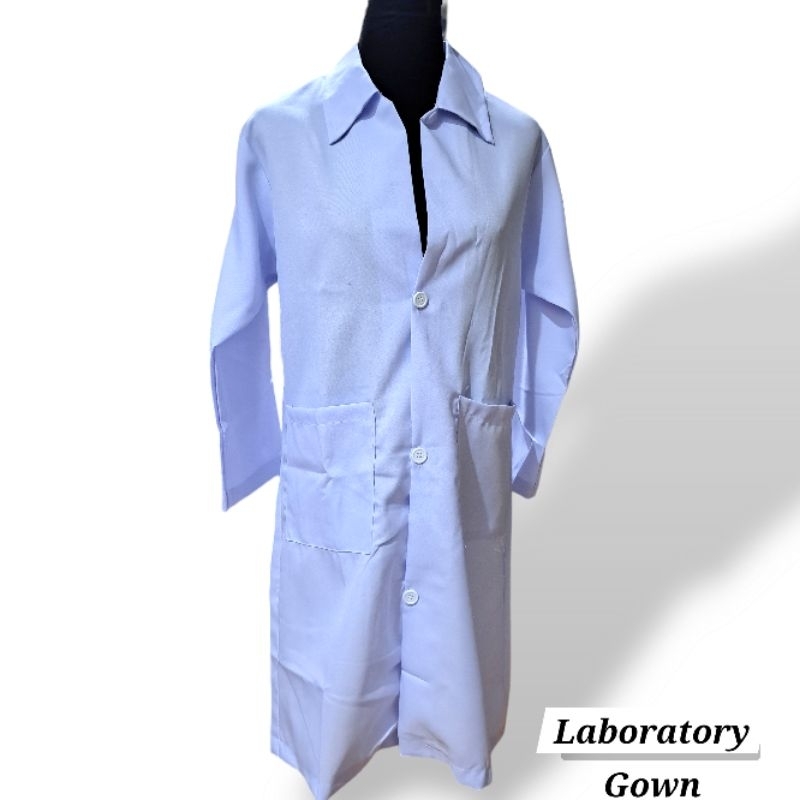 Laboratory Lab Gown long sleeve | Shopee Malaysia