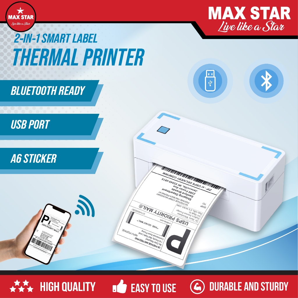 Xprinter XP-D463B Thermal Label Printer (USB+BLUETOOTH) | Shopee Malaysia