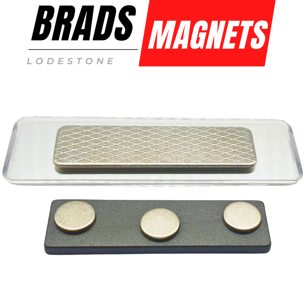 Magnetic Name Plate Badge Fastener Dome Kit Set using Neodymium Magnet ...