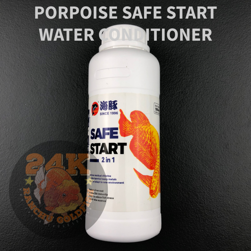 PORPOISE SAFE START WATER CONDITIONER FOR AQUARIUM, FISH TANKS, AND ...
