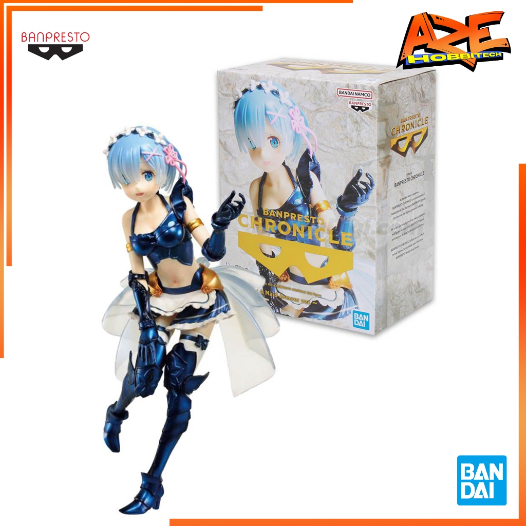 Banpresto Chronicle EXQ Figure Rem Maid Armour Ver Re Zero Action ...
