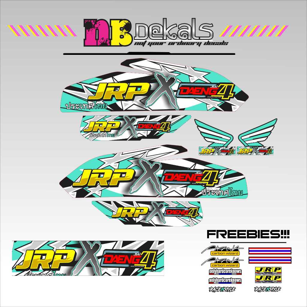 RUSI/TMX/PANTRA SKYGO/TC/PINOY PANTRA JRP X DAENG DECALS | Shopee Malaysia
