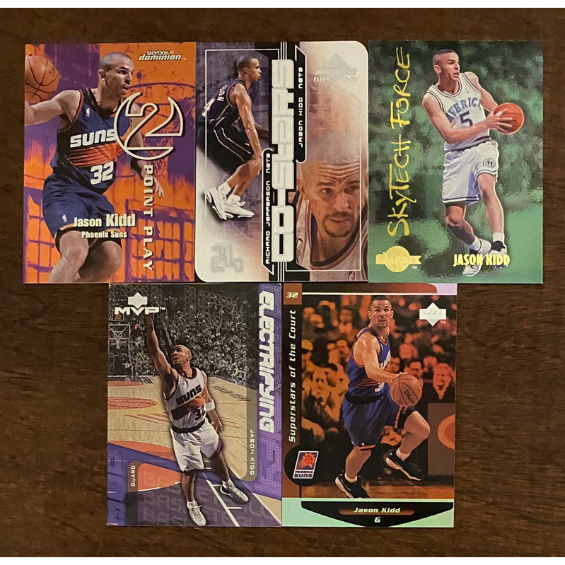 Lot of 5 - Jason Kidd SkyBox 2 Point Play SkyTech Force Co-Stars ...