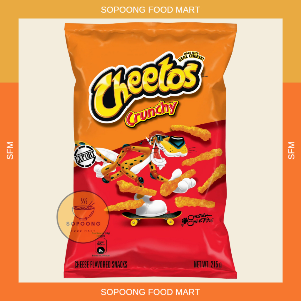 CHEETOS Crunchy Real Cheese 215g | Shopee Malaysia