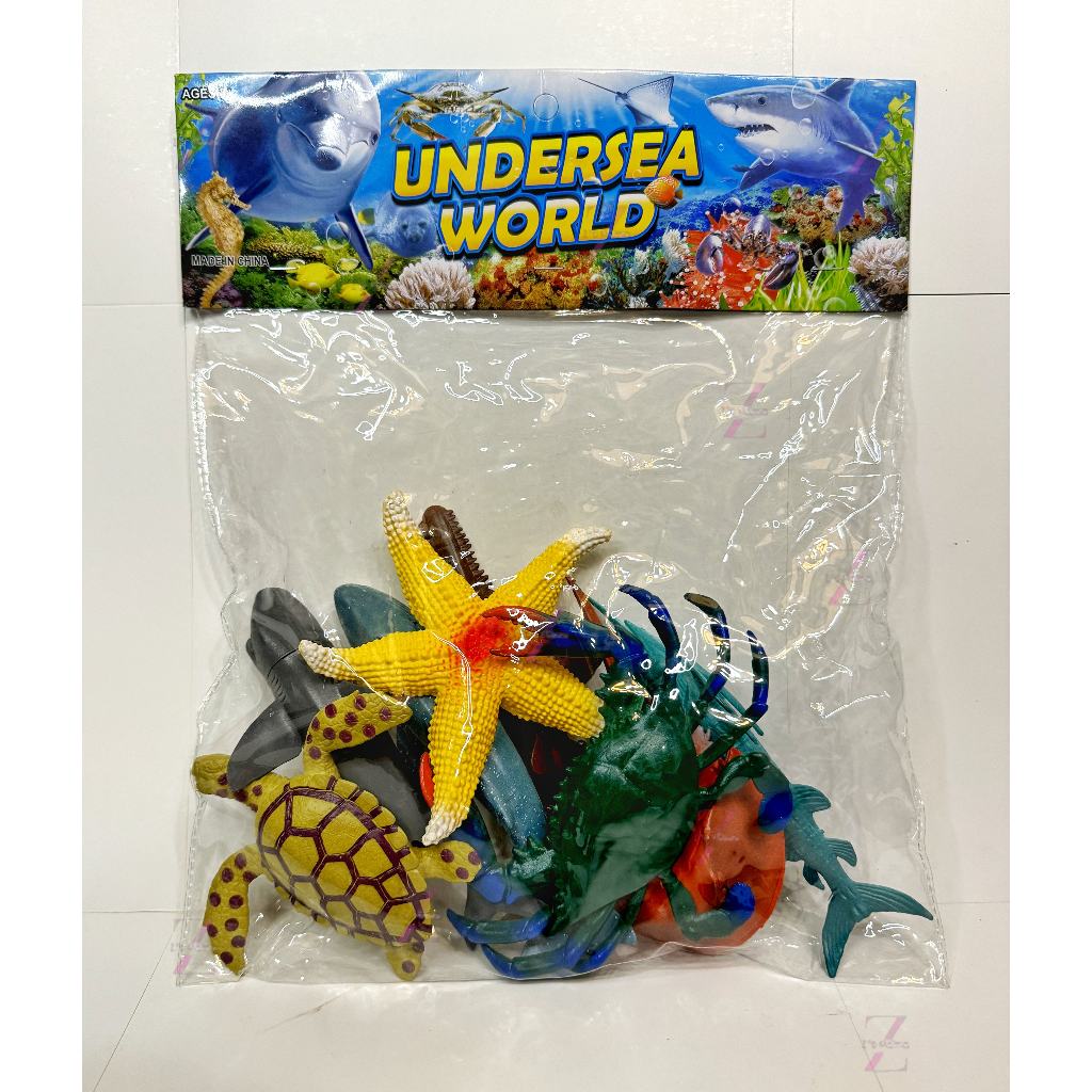 Z Mama | TOYS 8 pieces Marine Animals model set Underwater world ...