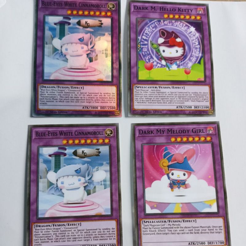Yugioh x Sanrio Hello Kitty McDonald's Happy Meal: Yu-Gi-Oh! Fanmade ...
