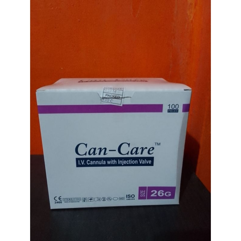 Iv cannula with wings and with port G26 violate | Shopee Malaysia