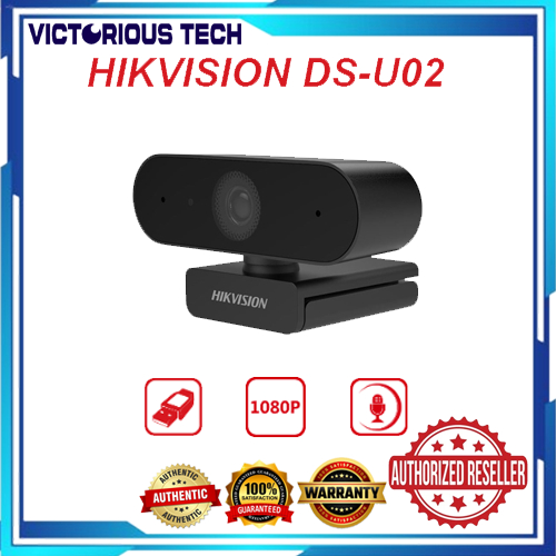 HIKVISION Plug and Play Webcam DS-U02 2MP with Built-in Mic High ...