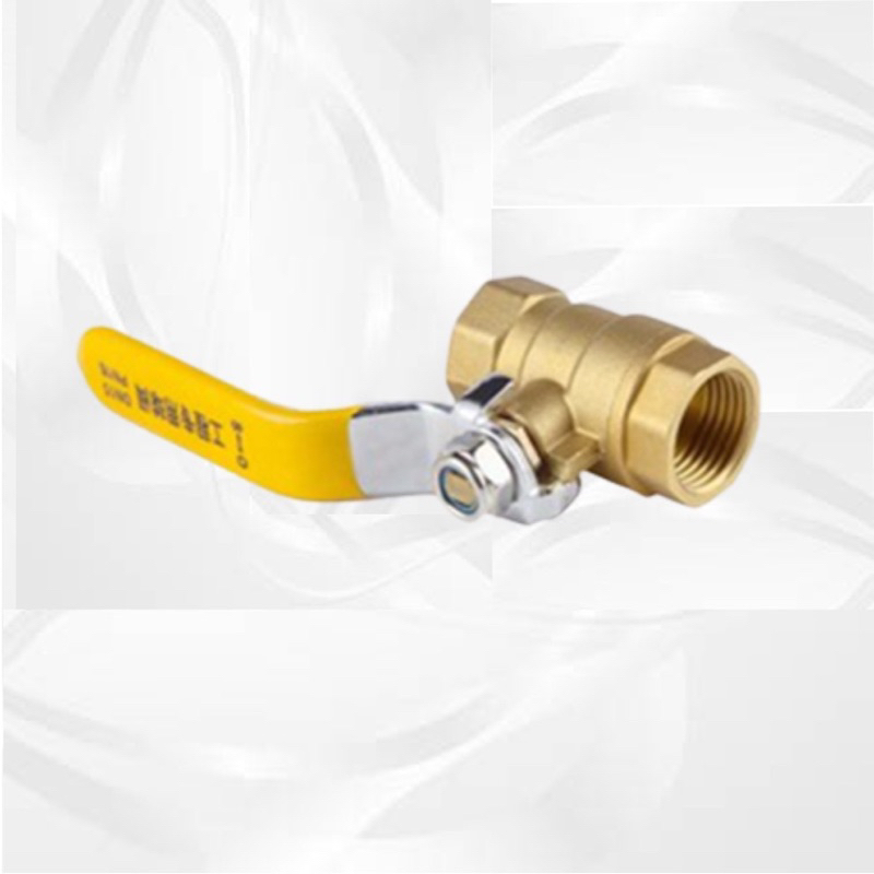 1/2” Heavy-duty Brass Ball Valve 100% lead-free forged brass | Shopee ...