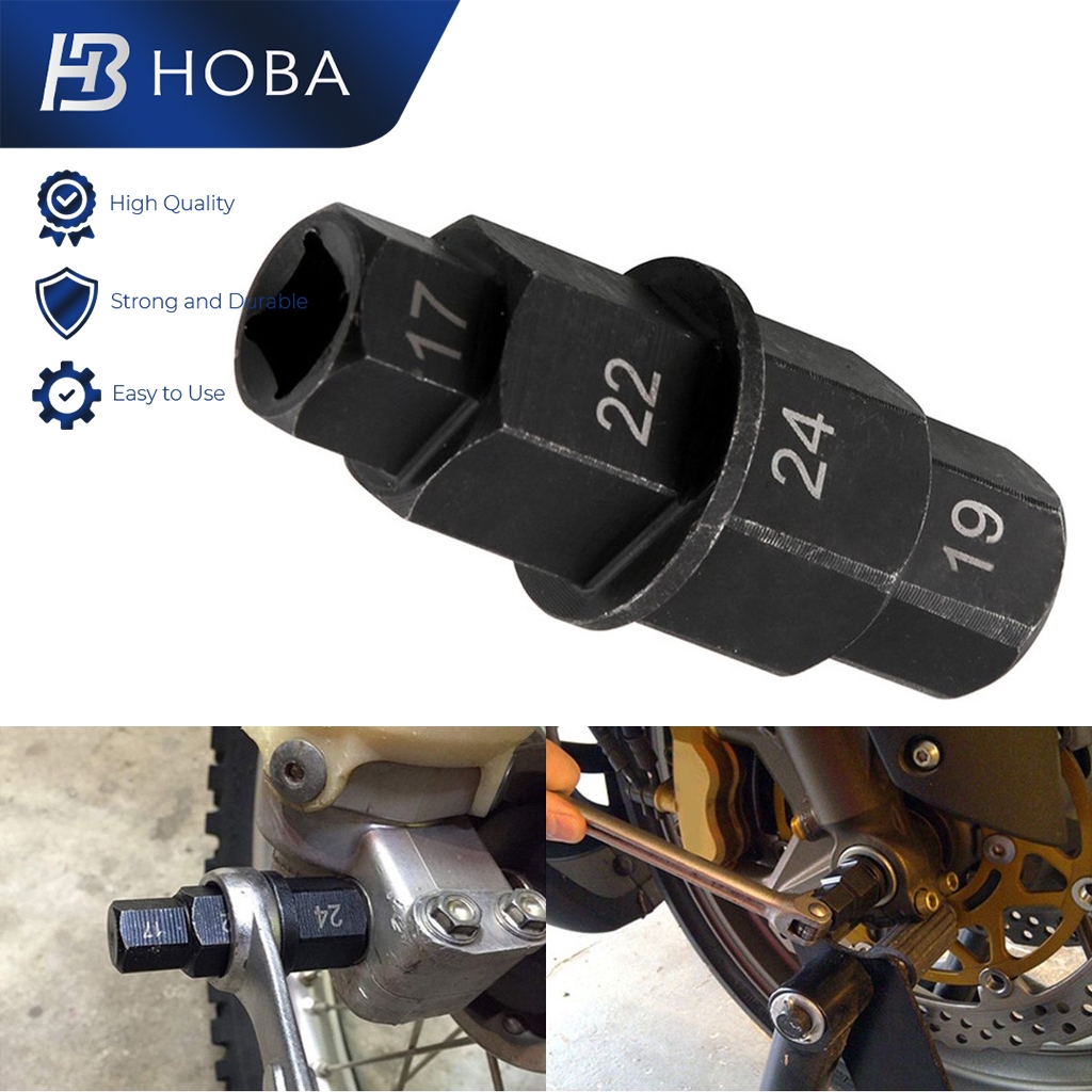Hoba Motorcycle Front Wheel Hex Axle Tool Spindle Driver Removal Tool ...