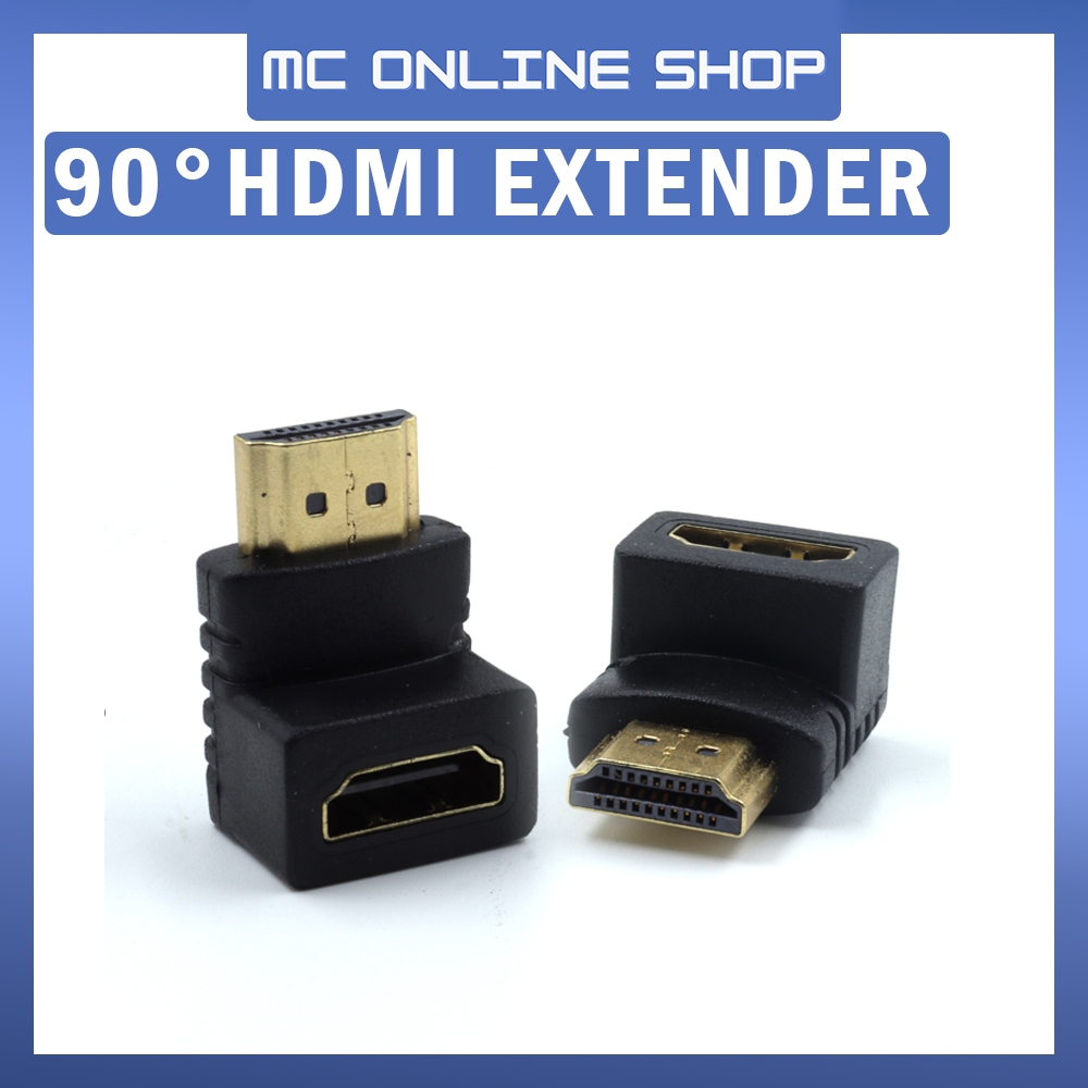 HDMI Corner Extender 90 Degrees Adapter Converter Cable Port 1080p For ...