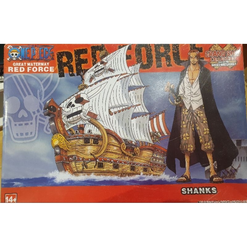 ONE PIECE BOAT Red Force Shanks Model Assembly Toy | Shopee Malaysia