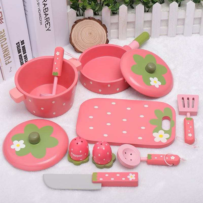 Strawberry-inspired Kitchen Play Set / Kitchen Cooking Set | Shopee ...
