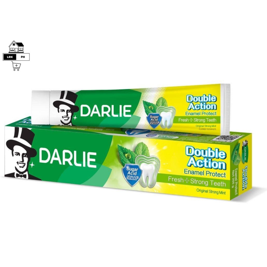 Darlie Double Action Enamel Protect Fresh+Strong Teeth Strong Mint ...