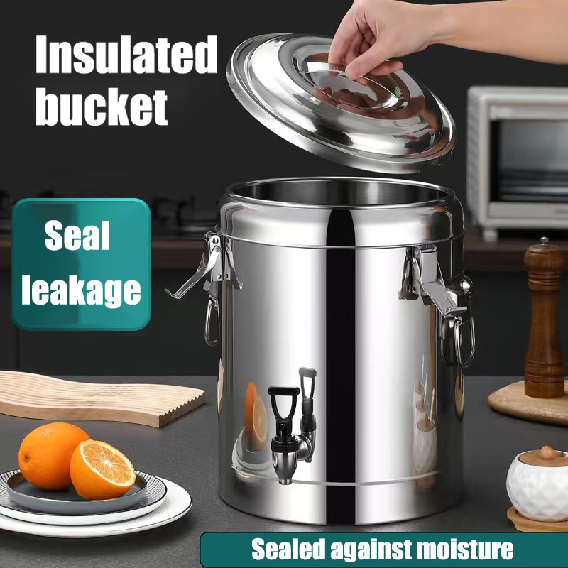 Ice Bucket Large Capacity Rice Bucket Insulation Keep Cold Commercial ...