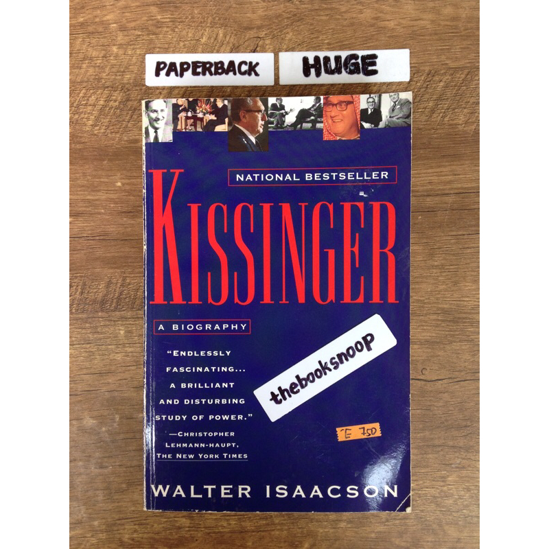 WALTER ISAACSON books by kissinger biography of famous people | Shopee ...