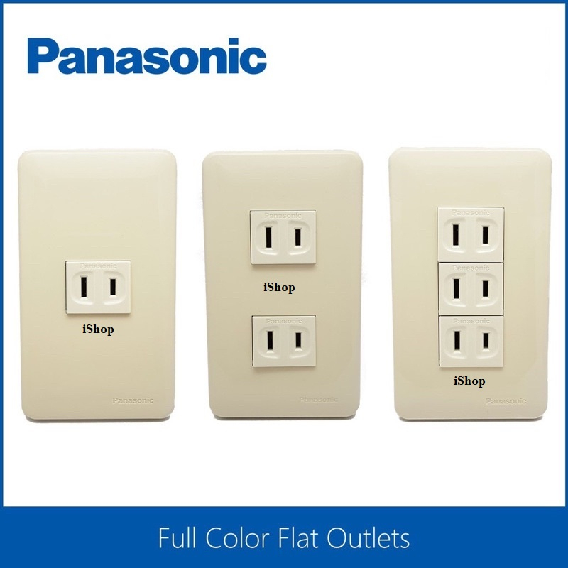 Panasonic Universal/Flat Pin Type Receptacle Classic Set | Shopee Malaysia