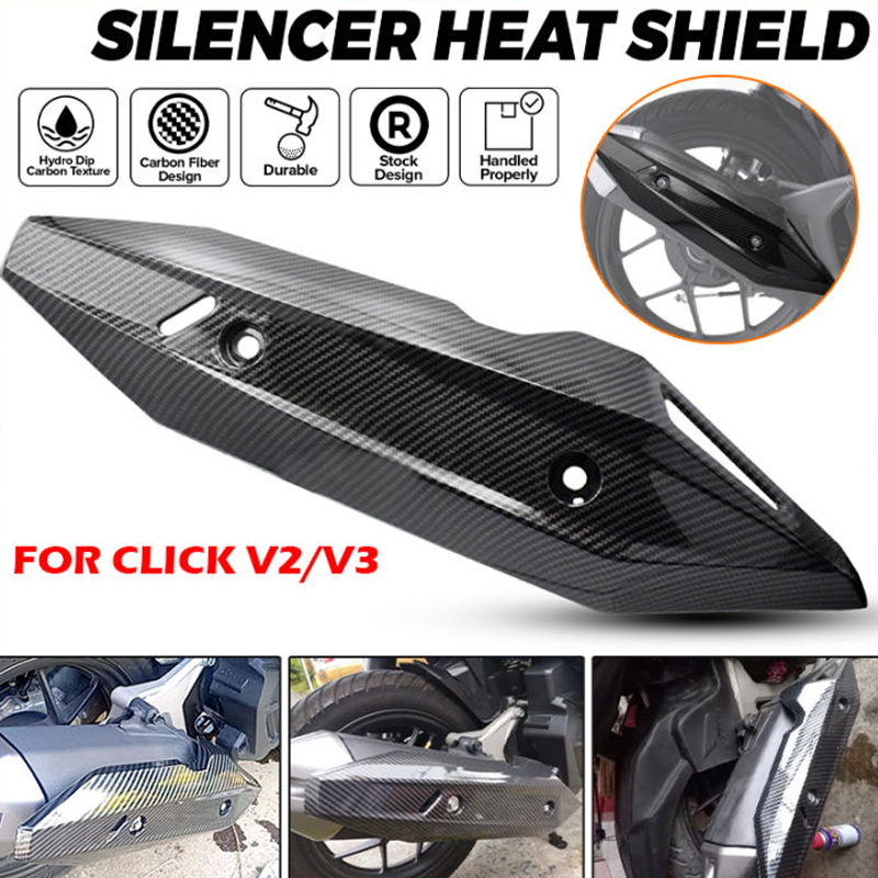 HONDA CLICK V3 CLICK V2 GAME CHANGER MUFFLER COVER FOR HONDA CLICK ...