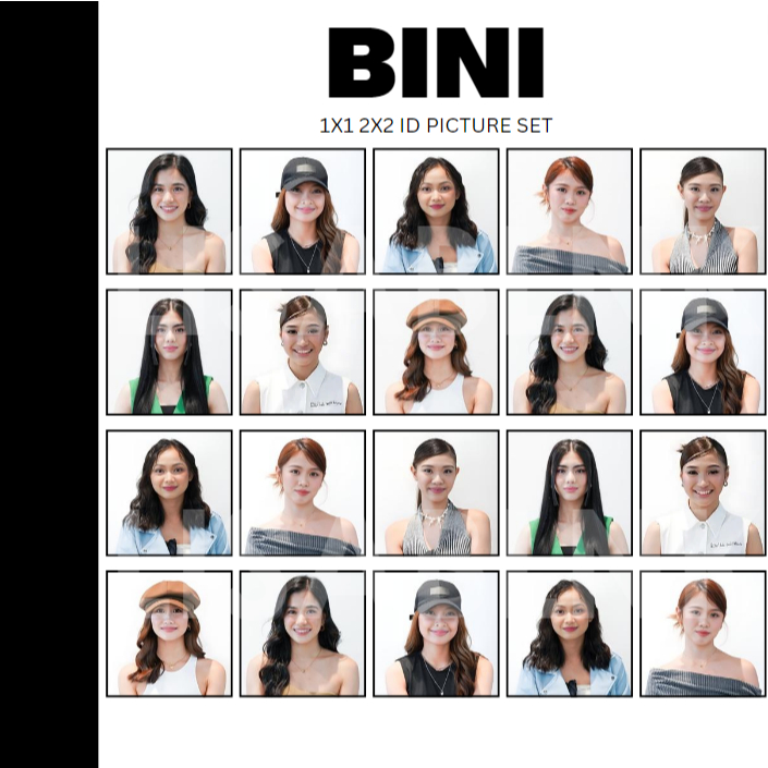 BINI ID Picture [2x2, 1x1] Set | Shopee Malaysia