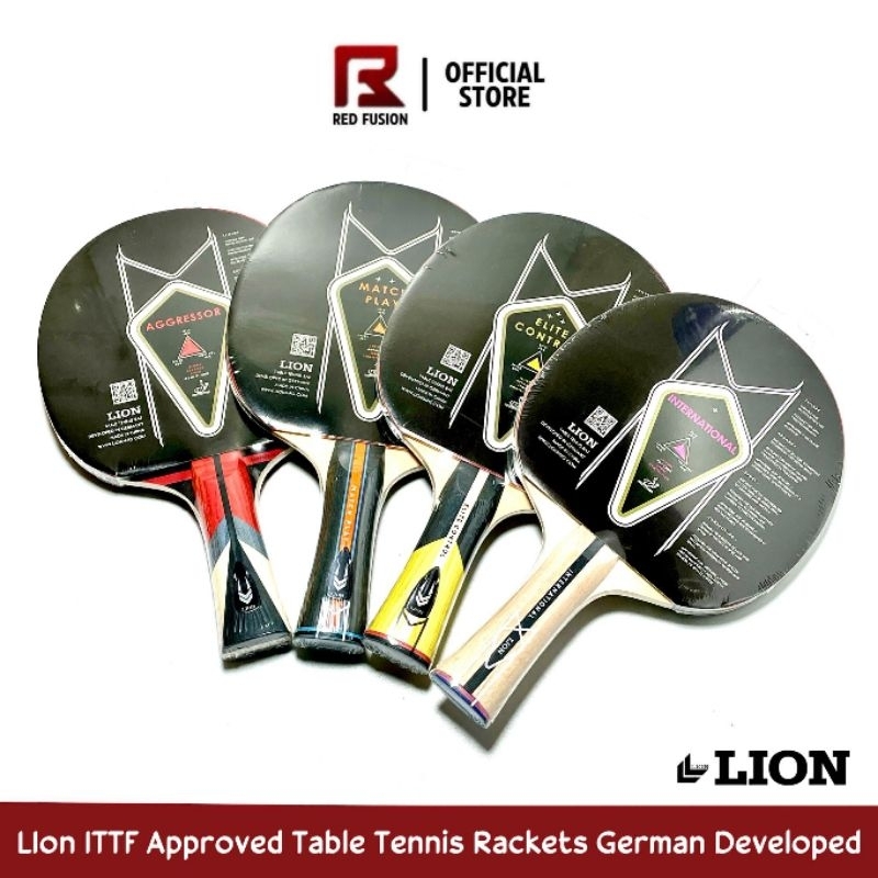 Lion ITTF Approved Table Tennis Rackets German Developed | Shopee Malaysia