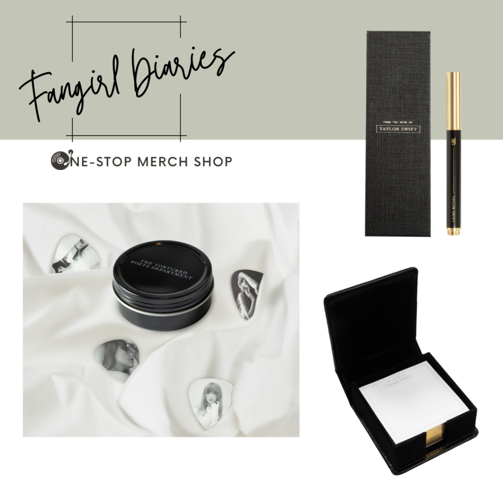 Taylor Swift - Fountain Pen, Notepad, Guitar Pick (TTPD Lyric ...