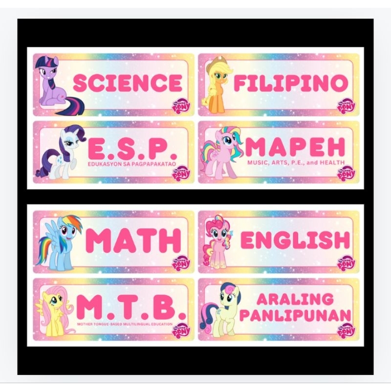 SUBJECT STICKER LABEL | Shopee Malaysia