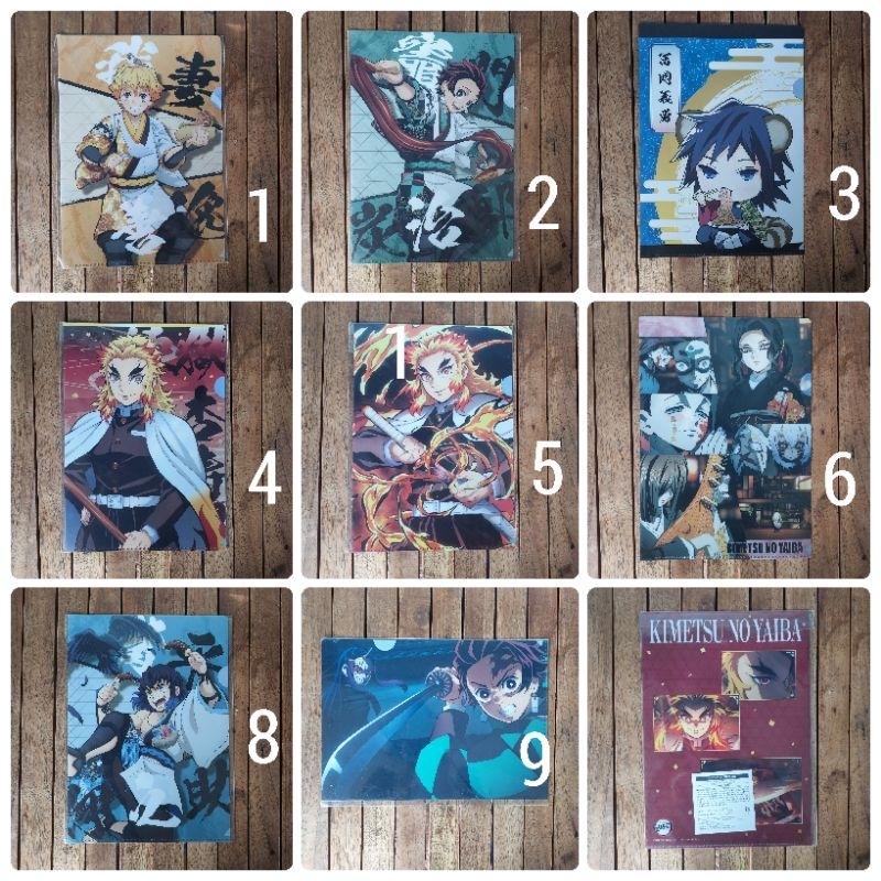 Demon Slayer ~ Kimetsu No Yaiba A4 Folder L type | Shopee Malaysia