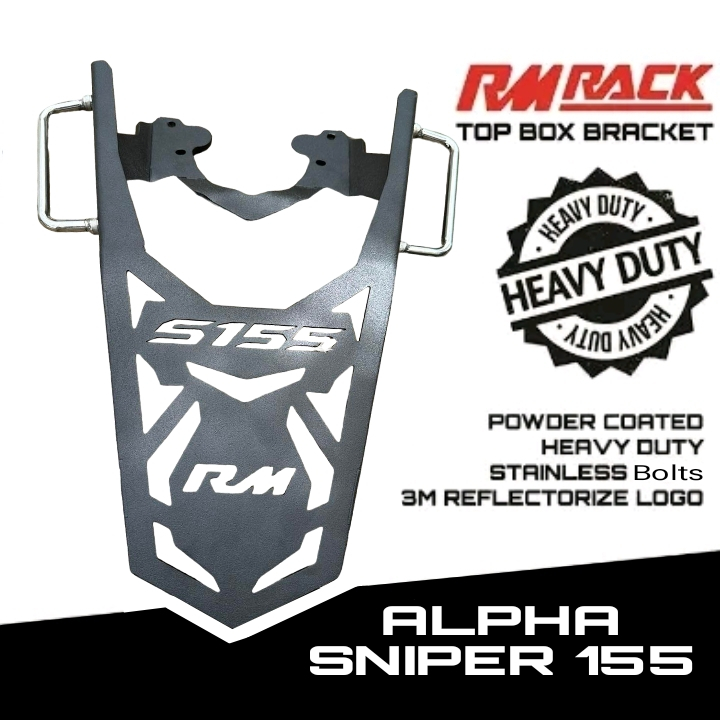RM ALPHA SNIPER155 TOP BOX BRACKET HEAVY DUTY LIFE TIME WARRANTY ...