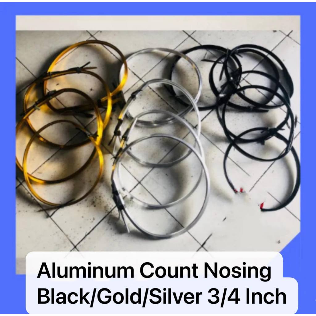 Aluminum Counter Nosing For Videoke/Pisonet Machine BLACK/GOLD/SILVER 3 ...