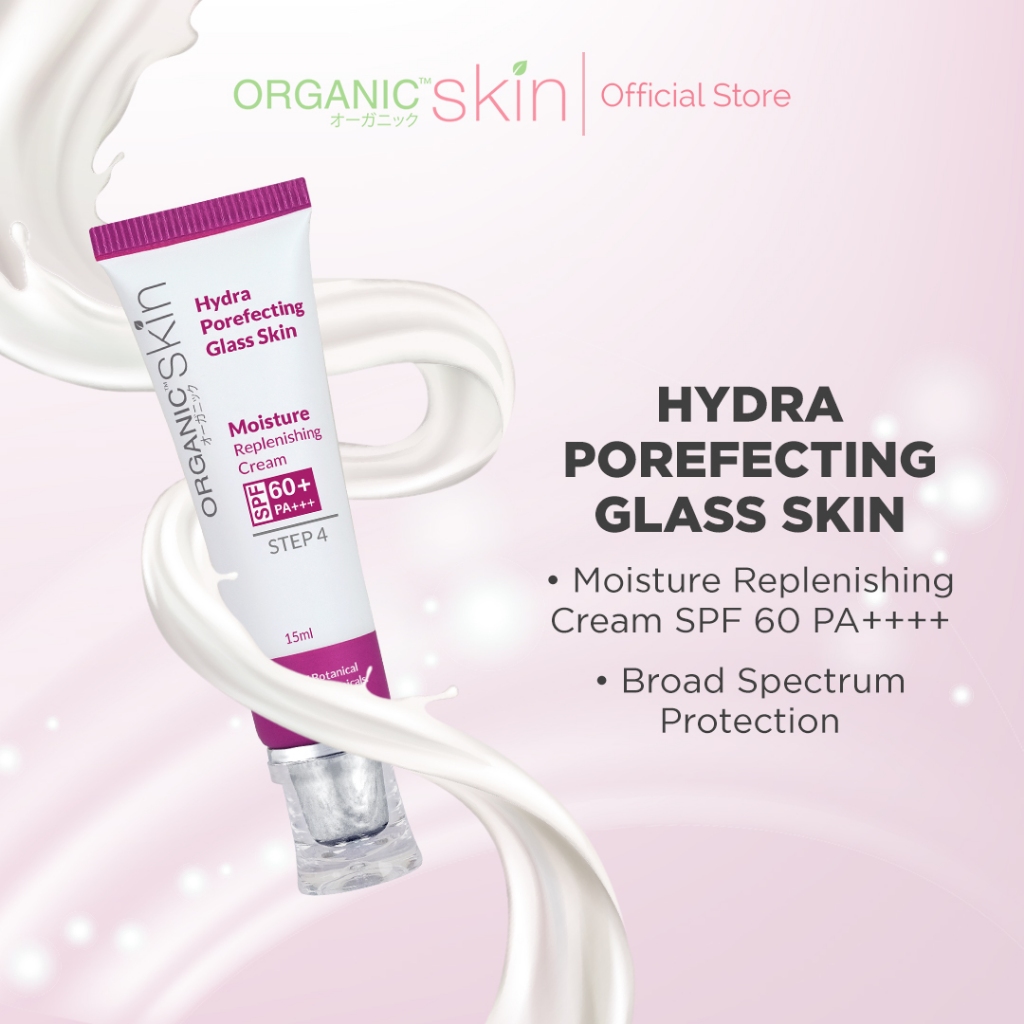 Organic Skin Japan Poreless Glass Skin Face Ceam Sunscreen 15ml ...