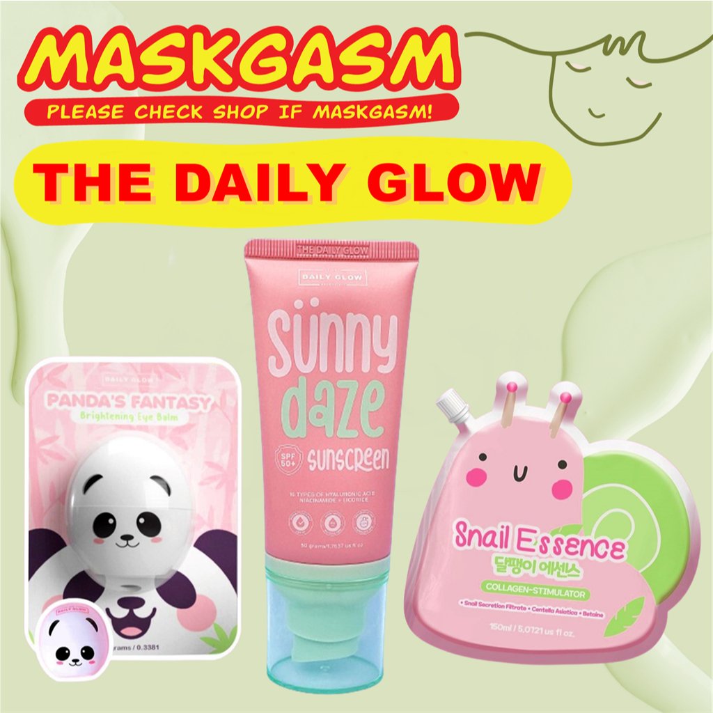 PANDA EYE BALM, SNAIL ESSENCE COLLAGEN, SUNNY DAZE - THE DAILY GLOW ...