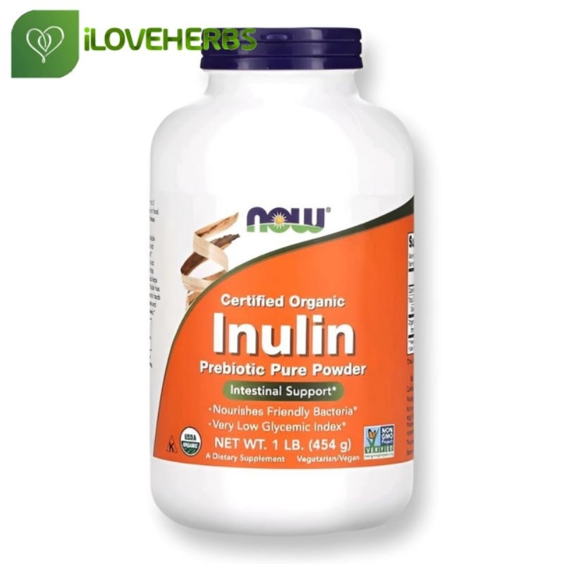 Certified Organic Inulin, Prebiotic Pure Powder, 1 lb (454 g) | Shopee ...