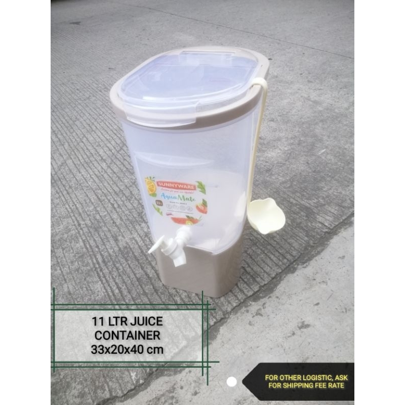 11 ltr juice dispenser w/faucet and laddle juice container (for other ...
