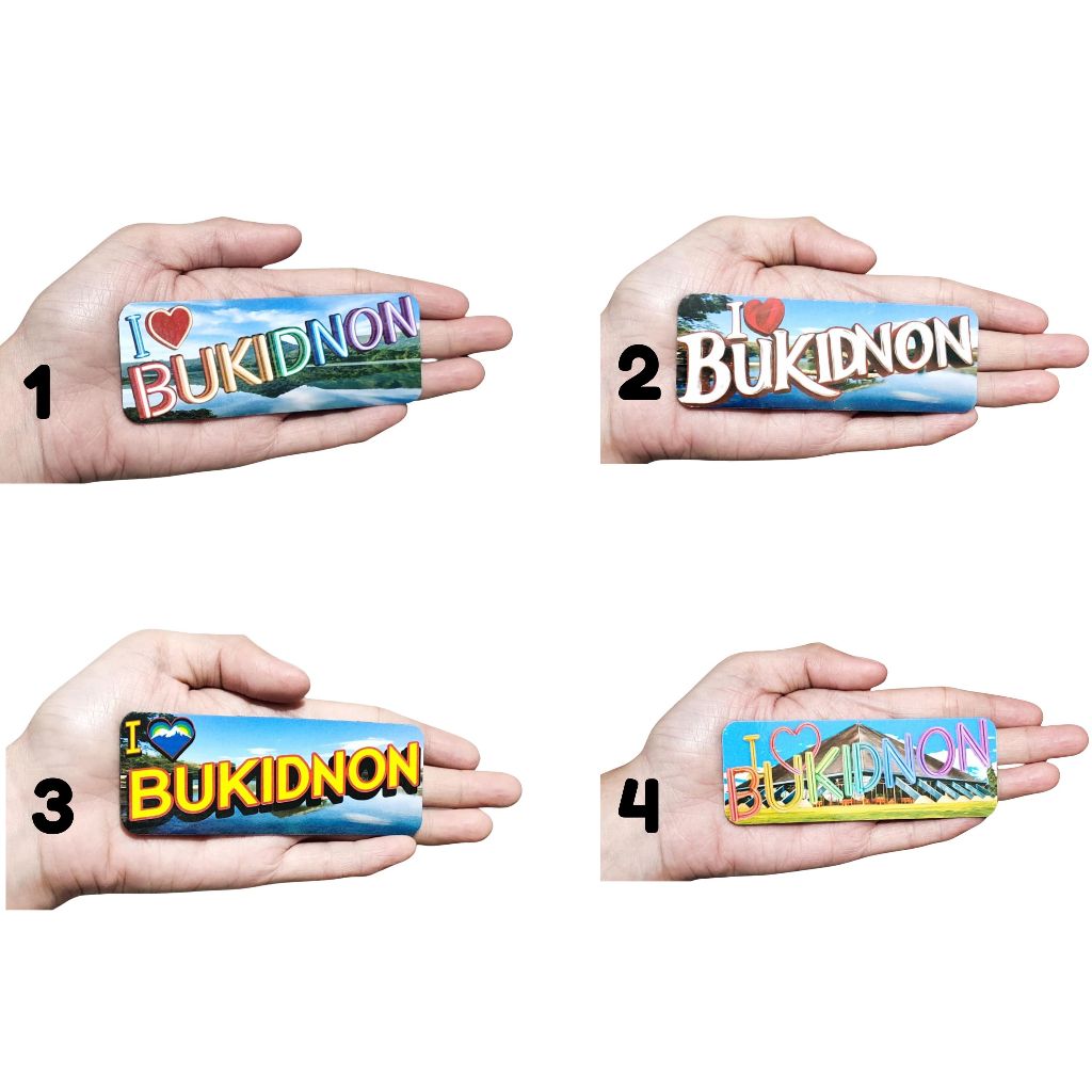 BUKIDNON RECTANGLE DESIGN RUBBER REF MAGNET | Shopee Malaysia