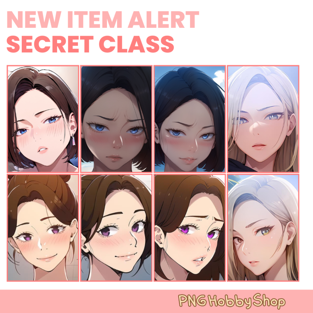 Secret Class Korean Manhwa Anime Photocards and Keychains PNG Hobby ...