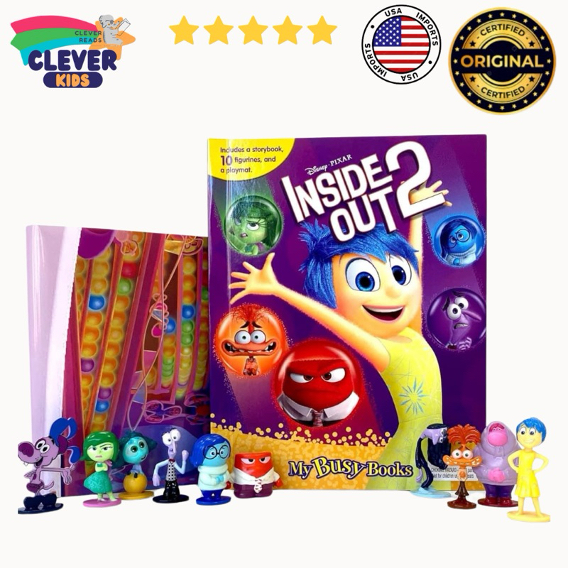 Disney Inside Out 2 My Busy Books | Shopee Malaysia