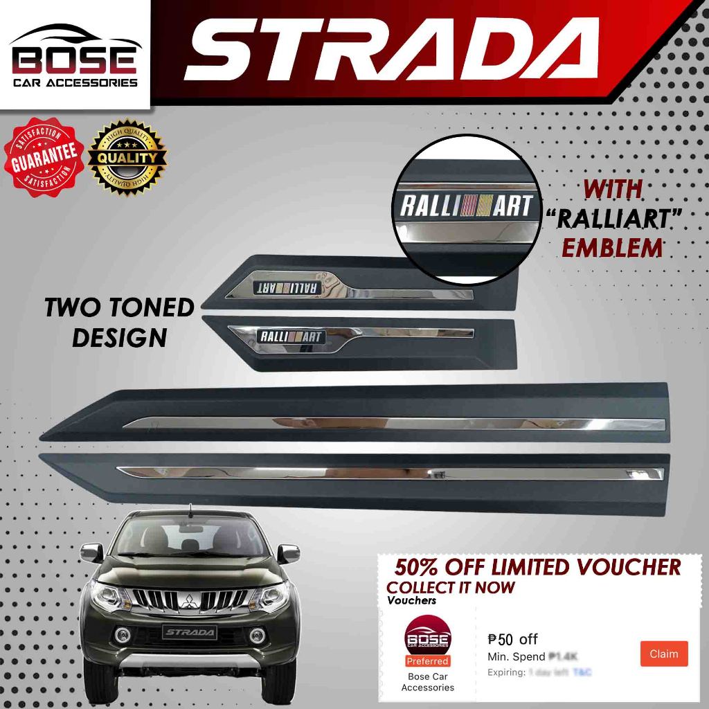 Bodykit Moulding for for Mitsubishi Strada 2015 - 2018 / Triton 2019 ...