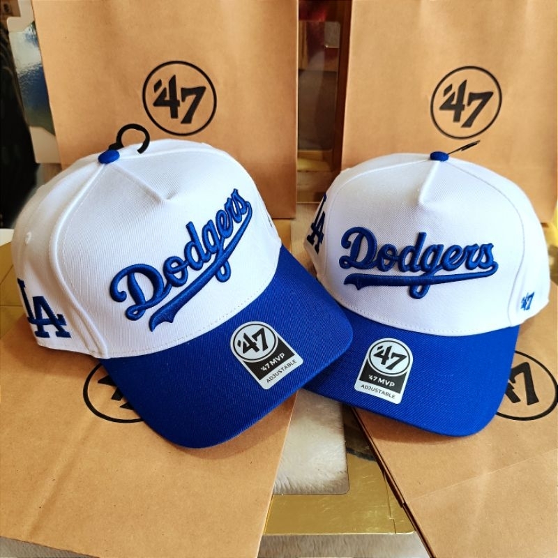 Authentic 47 Brand mvp curve Los Angeles Dodgers A-frame snapback ...