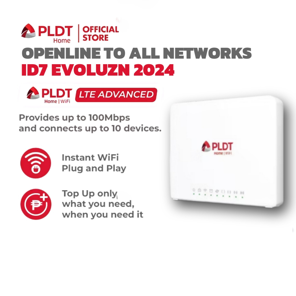 FX-ID7 PLDT HOME PREPAID WIFI OPENLINE CAT 6 | Shopee Malaysia