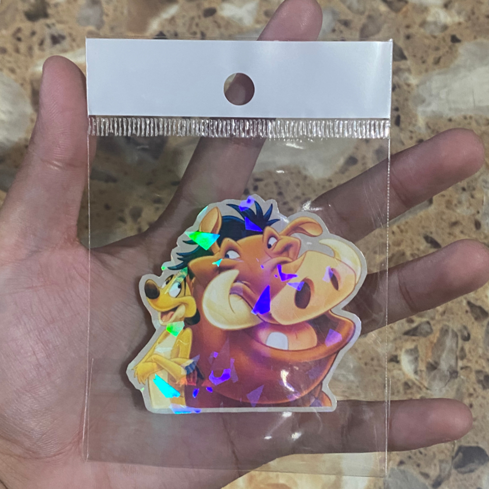 sticker the lion king timon and pumbaa decals waterproof stickers decal ...