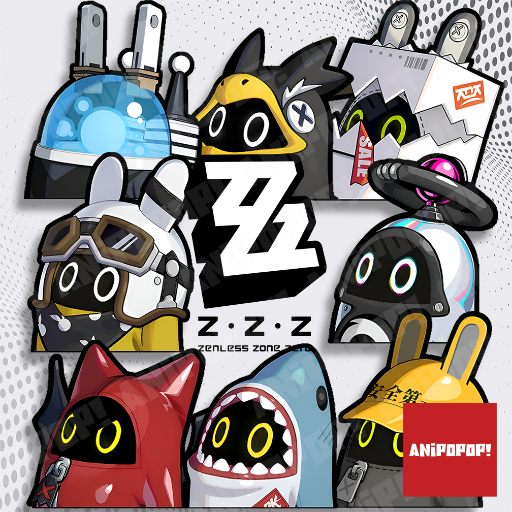 Zenless Zone Zero Bangboo Waterproof Peeker Stickers for tumblers ...