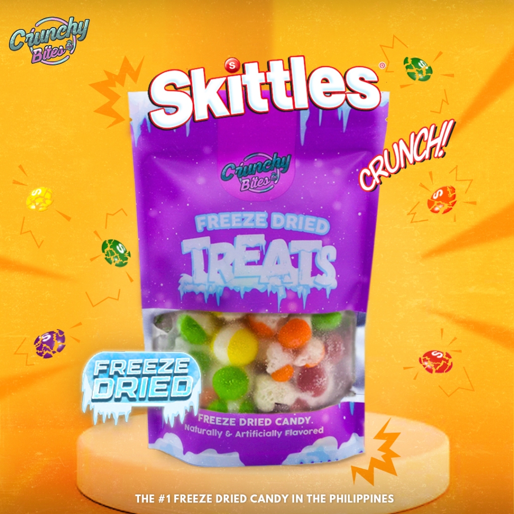 Freeze Dried Skittles - FRITTLES - 30Grams & 50Grams Per Pack - Crunchy ...