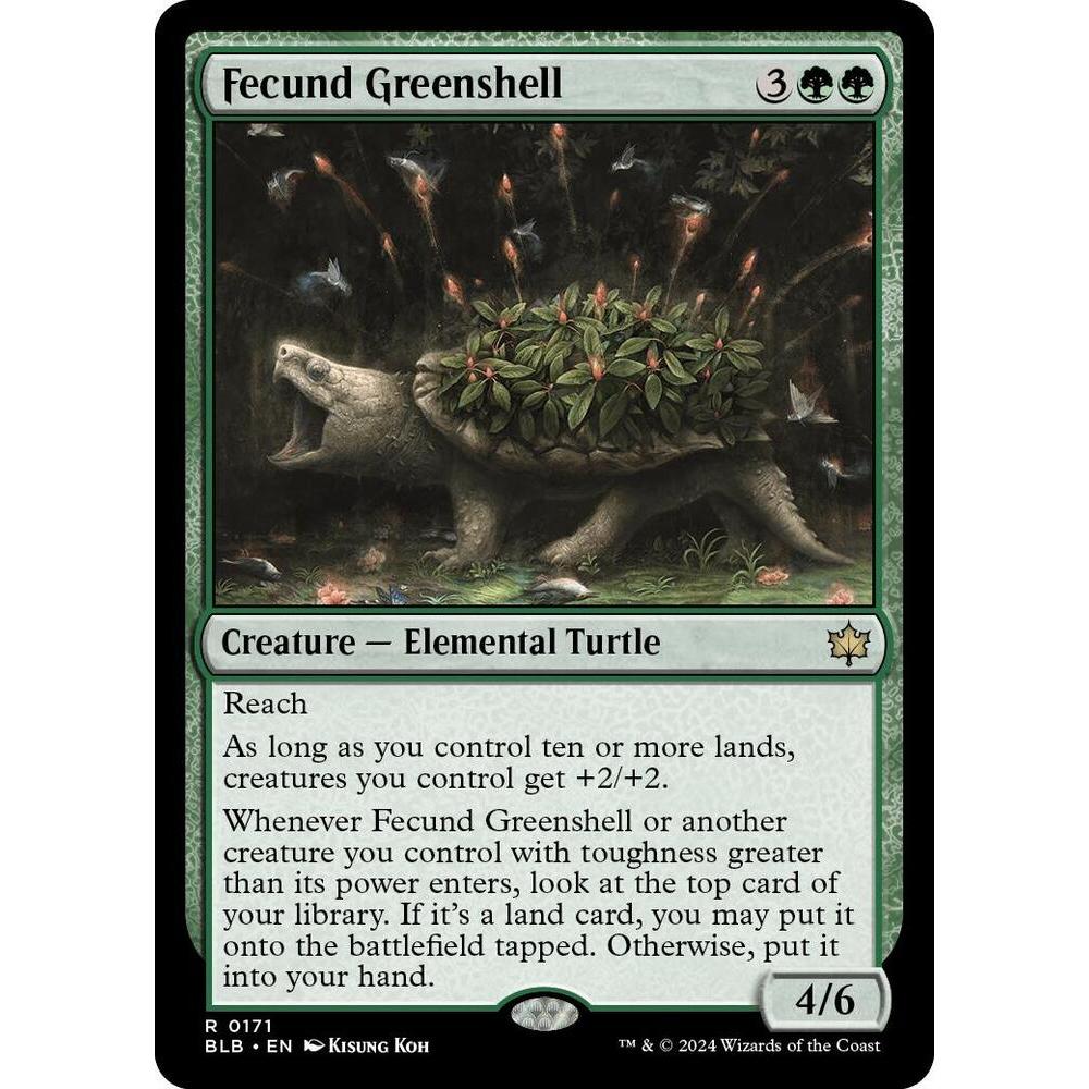Magic: The Gathering | Fecund Greenshell | Bloomburrow (BLB) | Shopee Malaysia