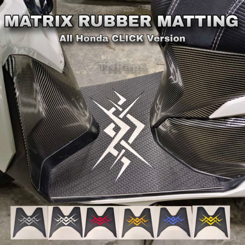 Honda Click 125 - 150 MATRIX Rubber Matting for All Versions | Shopee ...