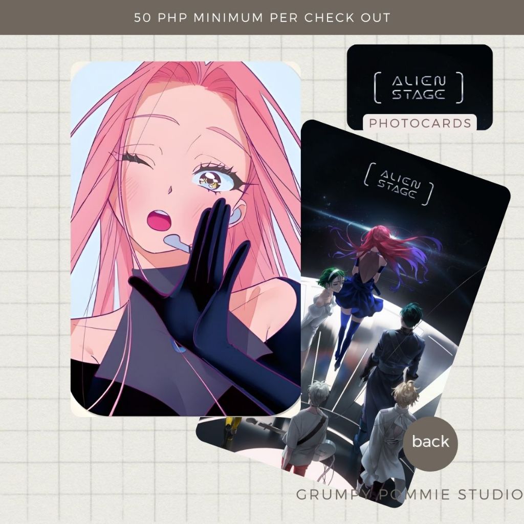Alien Stage Holographic 650 GSM Thick Photocards [UNOFFICIAL / FANMADE ...