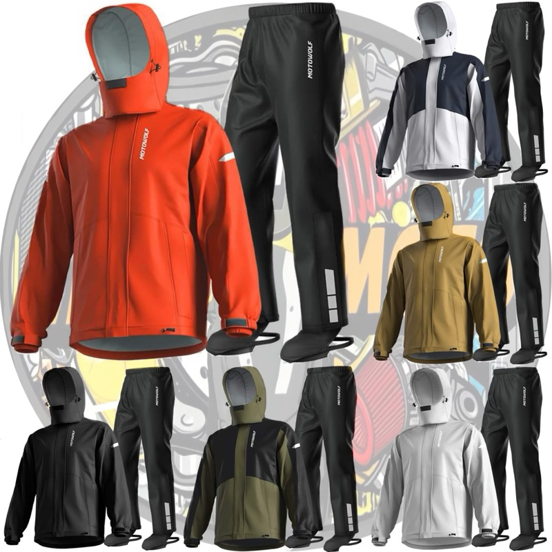 motowolf raincoat version 5 / v5 raincoat motowolf | Shopee Malaysia