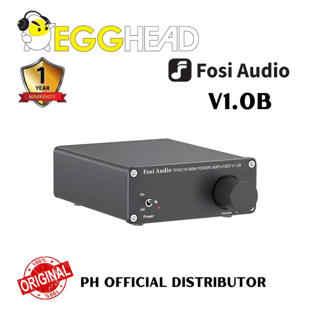 Fosi Audio V1.0B Power Amplifier 2 Channel Stereo Audio Mini Hi-Fi Class D | Shopee Malaysia